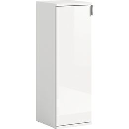 Kommode Inosign, B:30cm H:99cm T:34cm, wei&szlig;, FSC-zertifizierter Holzwerkstoff, Sideboards, "Trondheim, Breite 30 cm, 1 T&uuml;r, 3 Einlegeb&ouml;den, 4