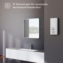 Stiebel Eltron Komfort-Durchlauferhitzer "DHB-E 18 kW LCD 25", 18 kW, wei&szlig;, Durchlauferhitzer, 3i Technologie f&uuml;r konstante