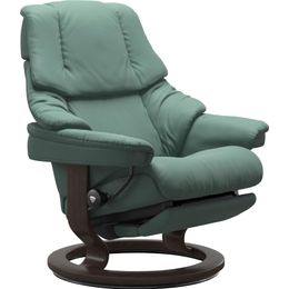 Relaxsessel stressless, B:79cm H:98cm T:78cm, grün, Leder BATICK: BATICK ist ein leicht korrigiertes, durchgefärbtes und genarbtes Möbelleder, bei