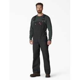 Arbeitsoverall Dickies "Dickies Workwear Bib CLASSIC BIB OVERALL", Damen, Gr. 36x32, schwarz (rinsed schwarz), Obermaterial: 100% Baumwolle, Overalls