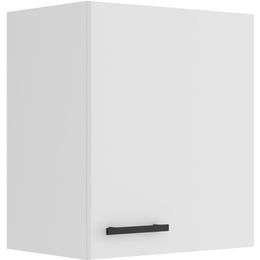 Hängeschrank Optifit, B:50cm H:57,6cm T:34,6cm, weiß, Spanplatte, Küche, Schränke, "Palma", Breite 50 cm, 1 Tür, 1 Einlegeboden