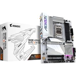 Gigabyte Mainboard "B650E AORUS ELITE X AX ICE", B:30,5cm H:3,5cm T:24,4cm, weiß, Mainboards