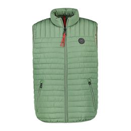Lerros Herren Steppweste "Lerros Leichte Steppweste mit Stehkragen", gr&uuml;n, Gr. S, 100% Polyester, Westen