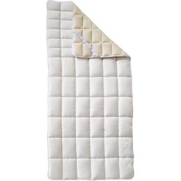 Matratzenauflage Billerbeck, B:120cm L:200cm, wei&szlig;, Bezug (oben): 100% Baumwolle. Bezug (unten): 100% Baumwolle. F&uuml;llung: 100% Schurwolle,