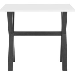 M&auml;usbacher Bartisch M&Auml;USBACHER, B:120cm H:105cm T:70cm, wei&szlig;, K&uuml;che, Tische, Gestell in X-Form (Breite 120, 140 oder 160 cm)