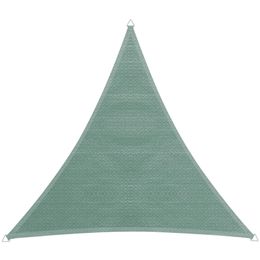 Sonnensegel Windhager, B:500cm T:500cm, grün, Polyethylen, Sonnensegel, "Capri Dreieck", 5x5x5m, olive