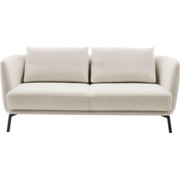 Schöner Wohnen Kollektion 2,5-Sitzer, B:190cm H:71cm T:91cm, weiß, SCHÖNER WOHNEN-KOLLEKTION, 16% Baumwolle, 79% Polyester, 5% Polyacryl, Sofas, "Pearl, hochwertig und