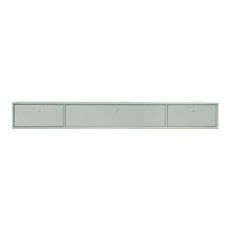 TV-Board, B:176cm H:22,4cm T:32,5cm, gr&uuml;n, HAMMEL FURNITURE, MDF, Massivholz, Spanplatte, Sideboards, "Mistral Fernsehschrank, Medienm&ouml;bel, H&auml;ngend",