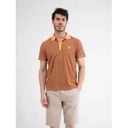 Lerros Herren Poloshirt "Lerros Gestreiftes Poloshirt für Herren", orange, Gr. S, 100% Baumwolle, Shirts