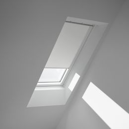 Velux Verdunklungsrollo "DKL PK04 1025SWL", PK04, stufenlos positionierbar, wei&szlig;, Kinderzimmer, Rollos, wei&szlig;e F&uuml;hrungsschienen & Griffleiste