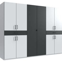Dreht&uuml;renschrank wimex, B:270cm H:208cm T:58cm, wei&szlig;, Spanplatte, Schr&auml;nke, "Tibet Kleiderschrank mit sehr viel Stauraum, gro&szlig;e Farbauswahl", mit