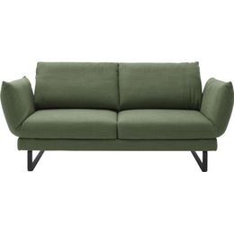 Schöner Wohnen Kollektion 2-Sitzer, B:228cm H:85cm T:215cm, grün, SCHÖNER WOHNEN-KOLLEKTION, 100% Polyester, Sofas, "Spin, Multifunktionssofa, bequem und hochwertig