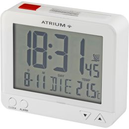 Atrium Funkwecker "A760-0", weiß, Wecker, Digitalwecker, Quarzwecker, Innentemperatur, Schlafzimmer