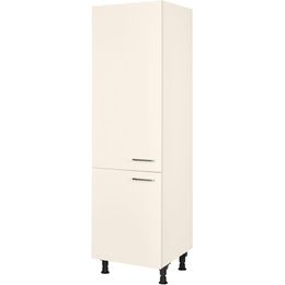 Kühlmodul Nobilia, B:60cm H:216,6cm T:58,3cm, weiß, Schränke, ""Touch", für ein Kühl- und Gefrierschrank, Ausrichtung wählbar", vormontiert,