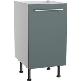 Sp&uuml;lenschrank KOCHSTATION, B:45cm H:87cm T:58,4cm, gr&uuml;n, Spanplatte, K&uuml;che, Schr&auml;nke, "KS-Bern2", Breite 45 cm, 1 T&uuml;r