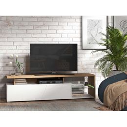 Lowboard Inosign, B:170cm H:46,5cm T:41,5cm, weiß, FSC-zertifizierter Holzwerkstoff, Wohnzimmer, Sideboards, "Arctic TV-Board", TV-Kommode,Br. 170