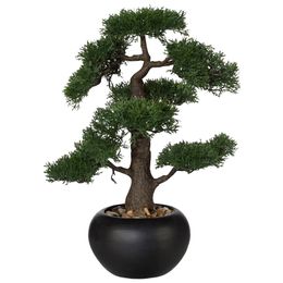 Kunstpflanze Creativ green, B:15cm H:37cm, grün, Badezimmer, Kunstpflanzen, "Bonsai"