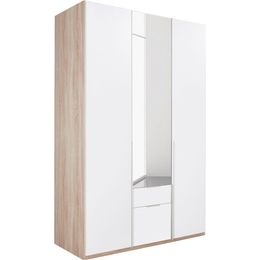 Kleiderschrank wimex, B:135cm H:208cm T:58cm, wei&szlig;, Schlafzimmer, Schr&auml;nke, "New York", mit Spiegelt&uuml;r