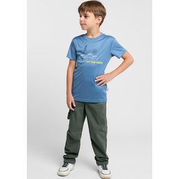 Jack Wolfskin M&auml;dchen Outdoorhose "DESERT PANTS K", gr&uuml;n, Gr. 116, OBERSTOFF: 95% POLYAMID, 5% ELASTHAN; Futter: 100% POLYESTER, Hosen