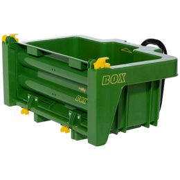 Rolly Toys Kinder Kinderfahrzeug-Anh&auml;nger, gr&uuml;n, Kunststoff, B:32cm H:23,5cm L:43,5cm, Spielfahrzeug-Anh&auml;nger, Anh&auml;ngerbox f&uuml;r Tretfahrzeug