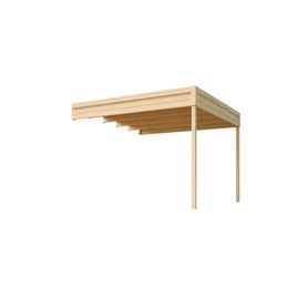 Gartenhaus-Anbaudach Nordic Holz, B:300cm H:222,3cm T:300cm, beige, Holz, Gartenhaus-Anbaud&auml;cher, "FELIX_FYNN 3 ANBAU", Flachdach