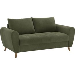 2,5-Sitzer MR. COUCH, B:180cm H:71cm T:90cm, gr&uuml;n, Memphis (Grundgewebe - 100% Polyester; Nutzschicht- 90% Polyester / 10% Polyamide), Sofas,
