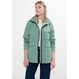 Cecil Damen Windbreaker, gr&uuml;n, Gr. XXL, unifarben, Stoff, Obermaterial: 68% Polyester, 32% Baumwolle, Futter Sweat: 70% Polyester, 30% Baumwolle,