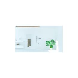 Duschr&uuml;ckwand Sanotechnik, B:100cm H:205cm, wei&szlig;, Aluminium, Spritzschutzw&auml;nde, "Sanowall", SET 2 Stk.