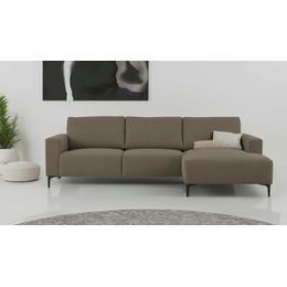 Ecksofa Home Affaire, B:262cm H:85cm T:152cm, grün, 100% Polyester, Wohnzimmer, Sofas, "Tournon, L-Form, Breite 262 cm, Webstoff, Chenille",