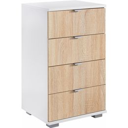 Schubkastenkommode Priess, B:41cm H:71cm T:38cm, weiß, Sideboards