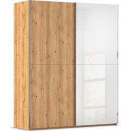 Schwebetürenschrank Rauch, B:181cm H:223cm T:68cm, weiß, Holz teilmassiv, Schränke, "Kleiderschrank Schrank Garderobe Schlafzimmerschrank