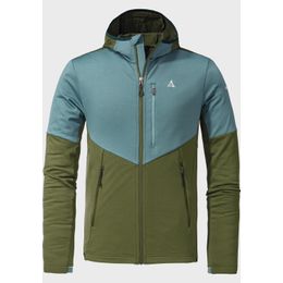 Sch&ouml;ffel SCH&Ouml;FFEL Herren Fleecejacke "Fleece Hoody Hydalen M", gr&uuml;n, Gr. 46, Oberstoff : 95% Polyester 5% Elasthan, Jacken