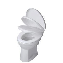 WC-Sitz ADOB, B:38cm L:46cm, weiß, Thermoplast, WC-Sitze, "Firenze", Mit Absenkautomatik
