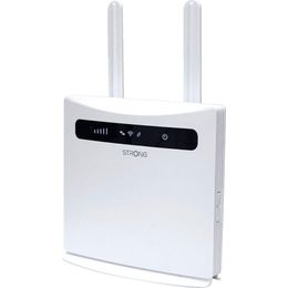 Strong WLAN-Router "4G LTE WLAN-Router", B:18,5cm H:17,5cm T:6,8cm, weiß, Router, bis zu 150 Mbit/s, mobiles Internet für unterwegs