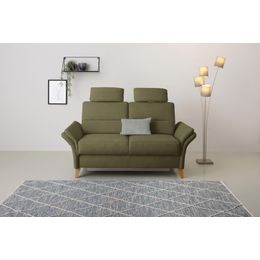 2-Sitzer Home Affaire, B:166cm H:90cm T:89cm, grün, 98% Polyester 2% Polyamid, Sofas, "Westerland", Federkern-Polsterung. wahlweise mit