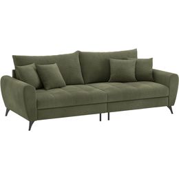 Big-Sofa MR. COUCH, B:260cm H:71cm T:108cm, grün, Memphis (Grundgewebe - 100% Polyester; Nutzschicht- 90% Polyester / 10% Polyamide), Sofas,