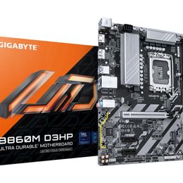 Gigabyte Mainboard "B860M D3HP Mainboard - Intel Core Ultra CPUs, 4+1+2+1 Phasen VRM, bis", B:26,5cm H:5,7cm T:26,7cmohne farbbezeichnung, Mainboards