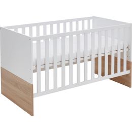Babybett Arthur Berndt, B:143cm H:84cm T:77cm, weiß, Holzwerkstoff, Babybetten, "Kinderbett »Jana« 70 x 140 cm"