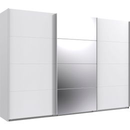 Schwebet&uuml;renschrank wimex, B:313cm H:236cm T:64cm, wei&szlig;, Spanplatte, Schr&auml;nke, "Norderstedt", INKLUSIVE 2 Stoffboxen und 2 zus&auml;tzliche Einlegeb&ouml;den,