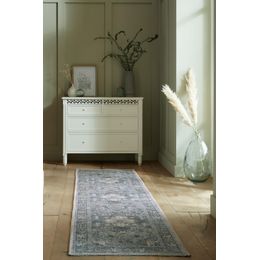 Teppich FLAIR RUGS, B:60cm H:4mm L:230cm, gr&uuml;n, Kunstfaser, Wohnzimmer, Teppiche, "Windsor", Waschbarer Teppich