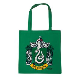 logoshirt Damen Henkeltasche "Baumwolltasche Slytherin Logo", grün, Baumwolle, bedruckt, Taschen, mit Slytherin-Motiv