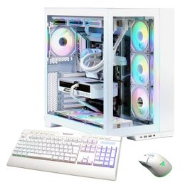 Hyrican Gaming-PC "Pure White 7409", Microsoft Windows 11 Home (64 Bit), 32 GB RAM 2.000 GB SSD, weiß, Desktop-PCs, Windows 11, DDR5 RAM, Gen4 SSD