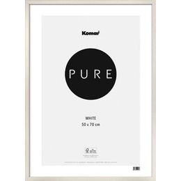 Komar Bilderrahmen "Pure", B/H/T: 50cm x 70cm, wei&szlig;, Kinderzimmer, Bilderrahmen, Echtholzrahmen mit hochtransparentem Acrylglas