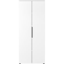 Aktenschrank Germania, B:80cm H:197cm T:40cm, wei&szlig;, Spanplatte, B&uuml;ro, Schr&auml;nke, "Mailand", optional mit Schublade, T&uuml;rd&auml;mpfer, Breite 80 cm, Made in
