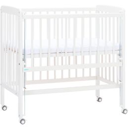 fillikid Baby Beistellbett "Nino", wei&szlig;, Massivholz, Babybetten, inkl. Matratze; Made in Europe