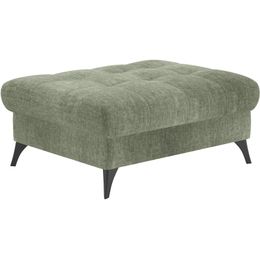 Hockerbank MR. COUCH, B:102cm H:46cm T:82cm, gr&uuml;n, Dolce (100% Polyester), Hocker, "Blackburn II", Passend zu der Garnitur, mit Kaltschaum, bis 140