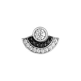 Vivance Damen Kettenanh&auml;nger "925-Sterling Silber rhodiniert Zirkonia", one-size, Silber 925 (Sterlingsilber), 2,4 g, wei&szlig;, Silber 925