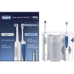 Oral-B Munddusche "Oral Health Center", weiß, Mundduschen, mit PRO Series 1 elektrische Zahnbürste