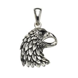 Vivance Damen Kettenanh&auml;nger "925 Sterling Silber oxydiert Adler", one-size, Silber 925 (Sterlingsilber), 4,3 g, wei&szlig;, Silber 925 (Sterlingsilber),