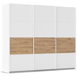 Schwebetürenschrank Rauch, B:271cm H:229cm T:62cm, weiß, Holzwerkstoff, Schränke, "Schwebetürenschrank Kleiderschrank Schrank Garderobe CORTONA",